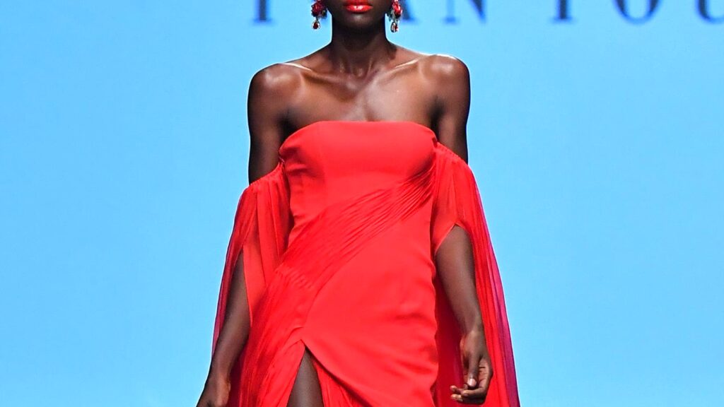 Ivan Young's Runway Red Dress You Will Adore - GoddessCoutureNews