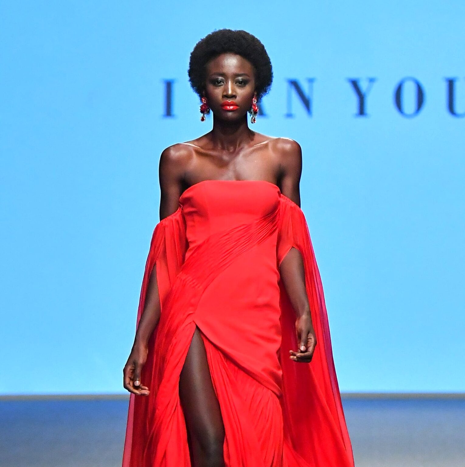 Ivan Young's Runway Red Dress You Will Adore - GoddessCoutureNews