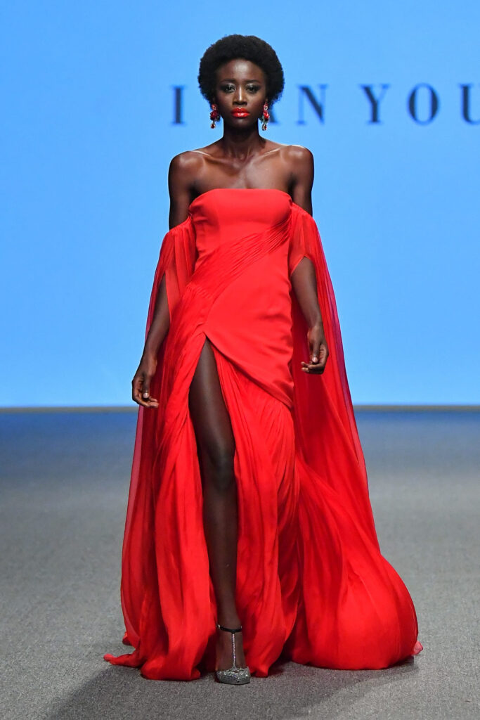 Ivan Young's Runway Red Dress You Will Adore - GoddessCoutureNews